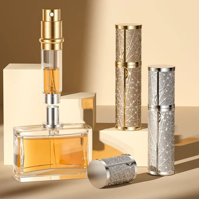 5ml Luxury Leather Spray Bottle Portable Self-pumping Perfume Atomizer ...