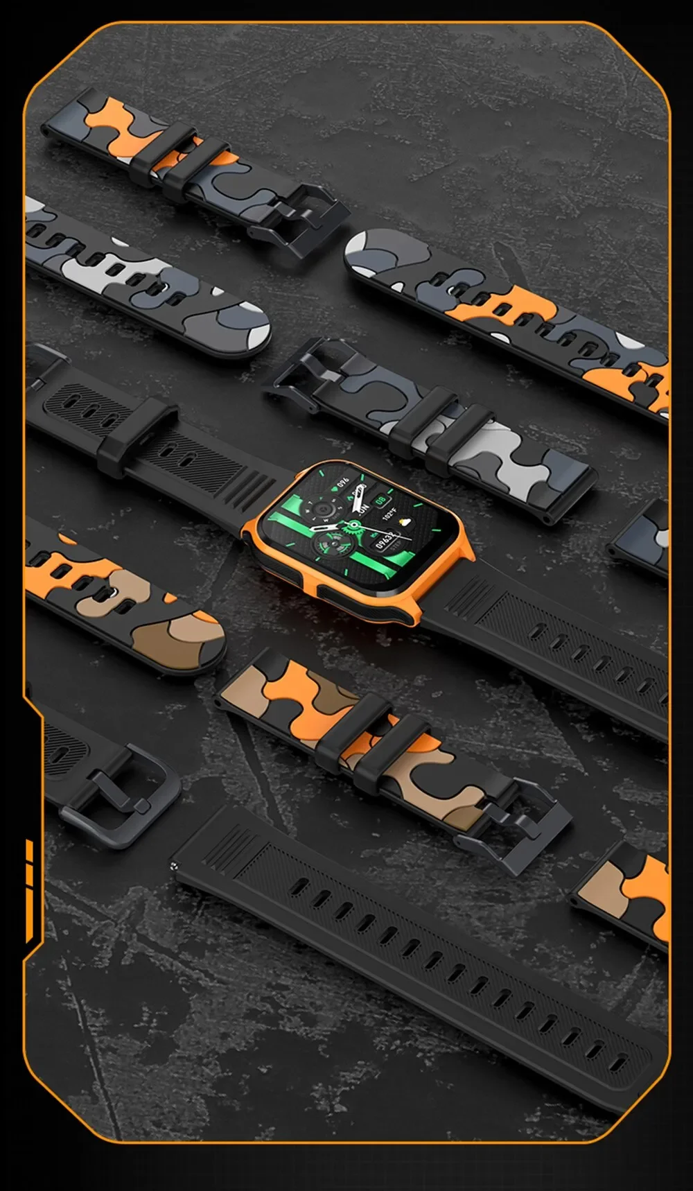 Reloj inteligente P73 1,9 HD para hombre, accesorio de pulsera ...