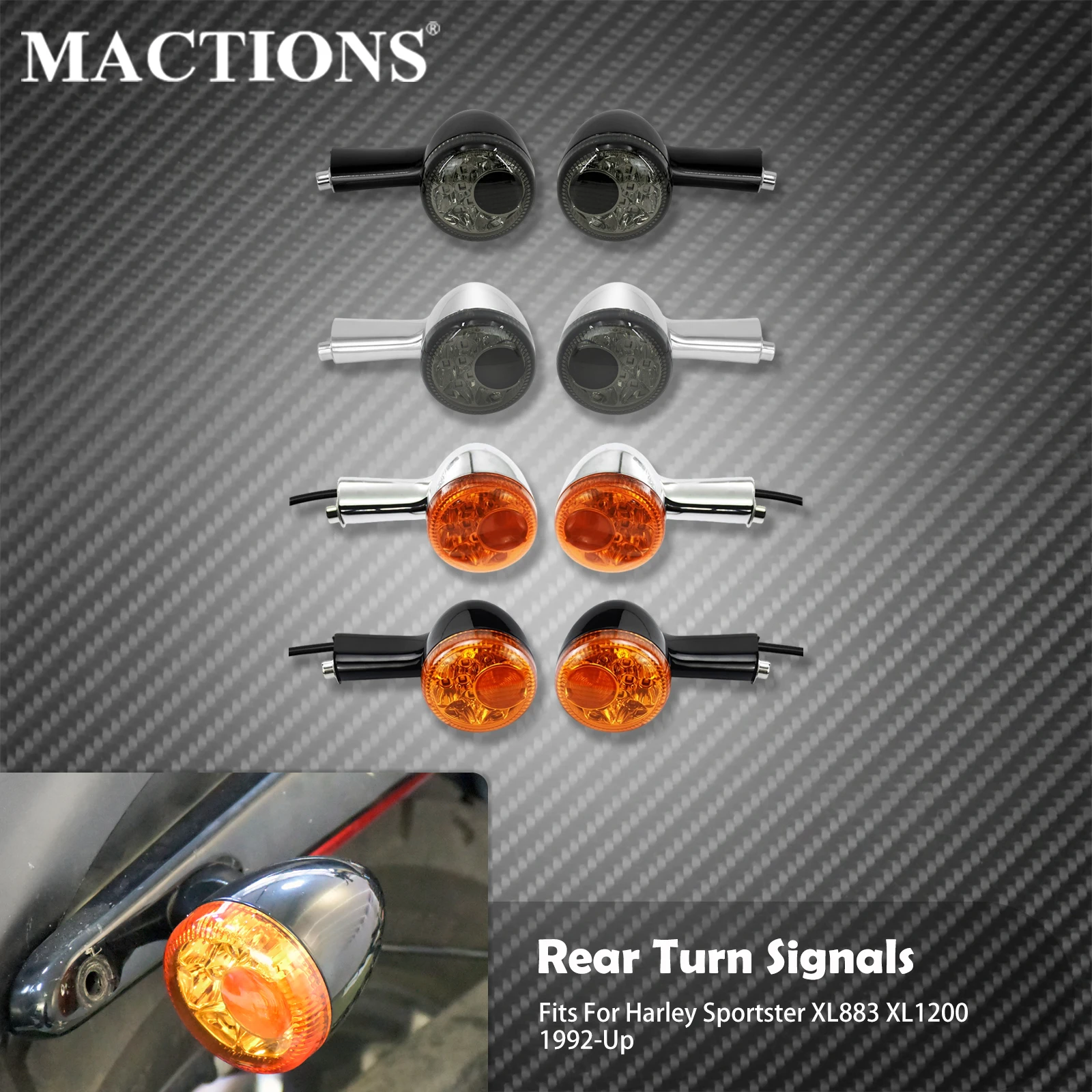 Motorcycle-Rear-Turn-Signals-LED-Light-Brake-Indicator-Running-Lamp-For ...