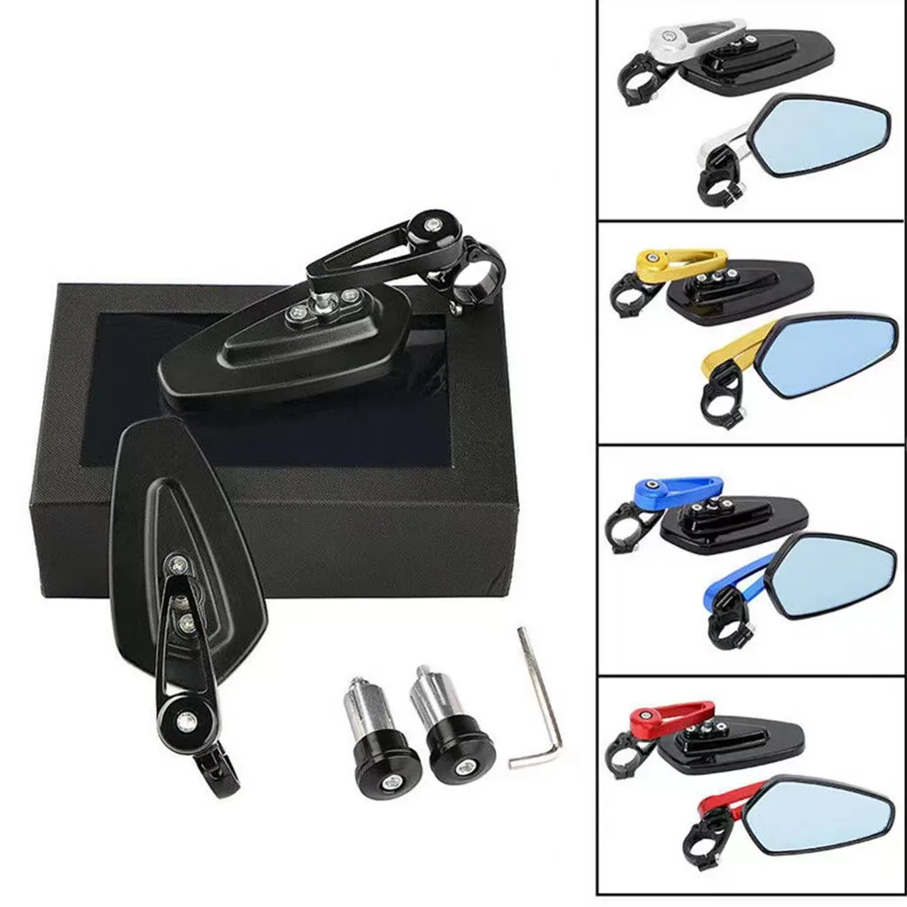 Motorcycle-7-8-Bar-End-Rear-Mirrors-Motorbike-Supplies-Scooters ...