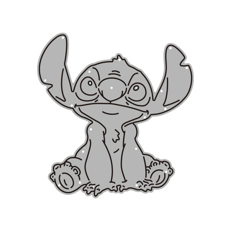Disney Stitch Outline