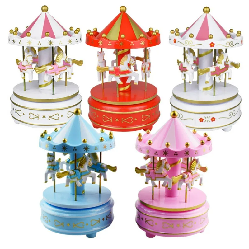 Merry-go-round-music-box-children-s-creative-toys-music-box-cake-baking ...