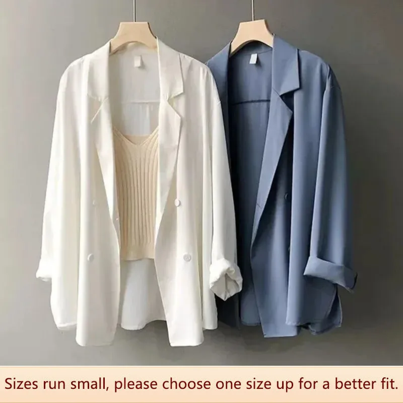 Women-s-Loose-fit-Design-Sensibility-Western-style-Jacket-Spring-summer ...