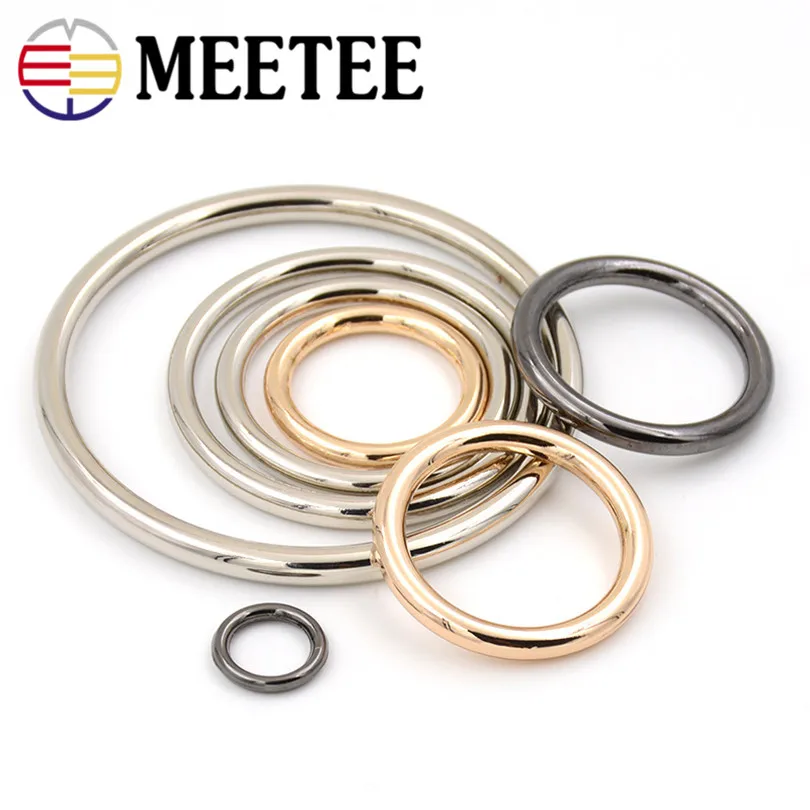 Meetee-5Pcs-10-60mm-Metal-O-Rings-Buckles-Bag-Clip-Buckle-Strap ...
