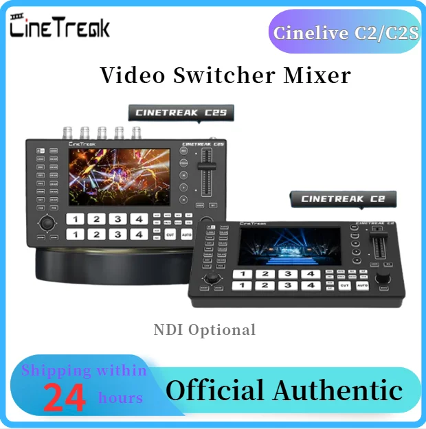Cinetreak C2/C2S 5 Channel Multi-Camera Video Mixer Switcher For Live ...
