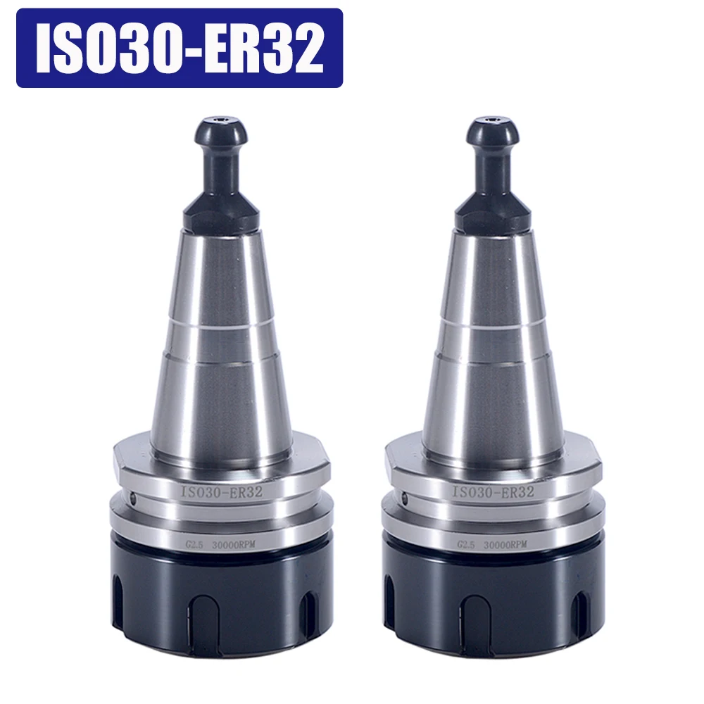 2PCS-ISO30-ER32-CNC-Collect-Chuck-Spindle-Tool-Holder-High-Speed ...