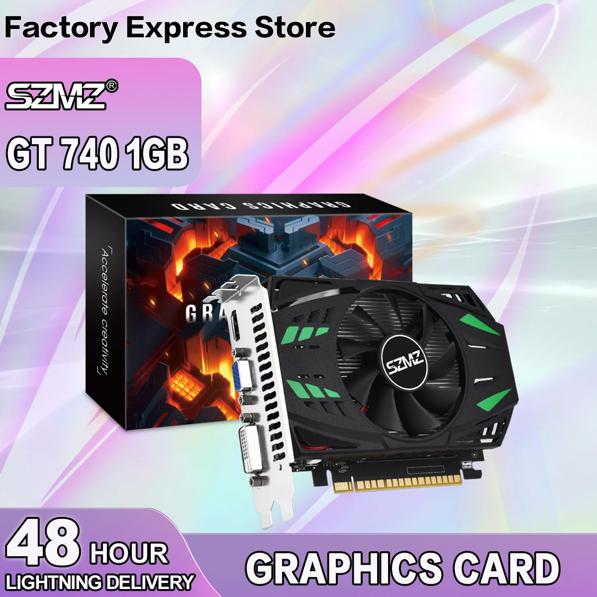 SZMZ-New-GeForce-GT-740-Graphic-Cards-1GB-Memory-128-bit-GDDR3-Desktop ...