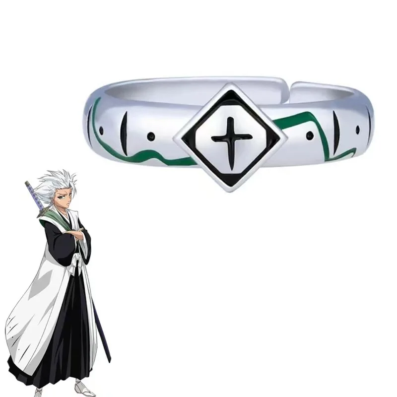 Anime Bleach Ring Hitsugaya Toushirou Cosplay Unisex Adjustable Opening ...