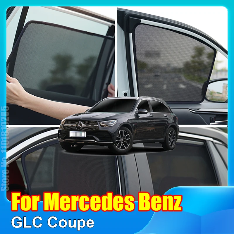 For Mercedes Benz Glc Coupe Car Sun Visor Accessori Window Windshield ...