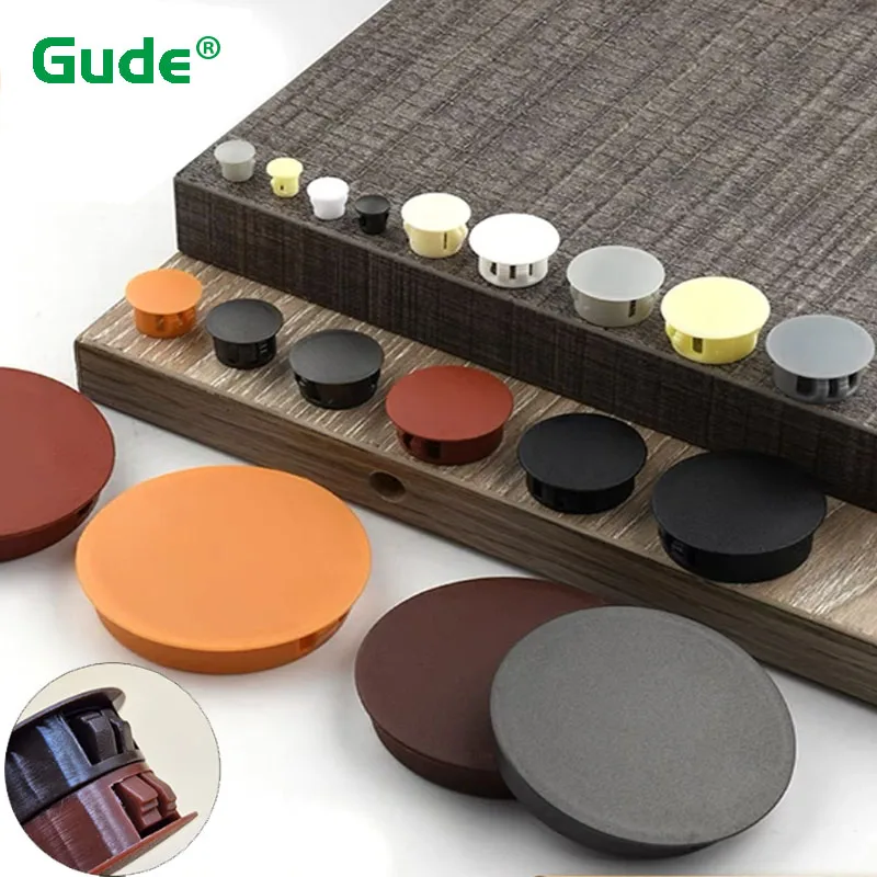5mm-50mm-Plastic-Snap-on-Hole-Caps-Thread-Holes-Dust-Cover-Nylon-Round ...