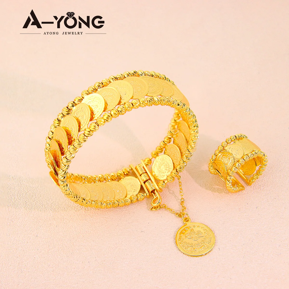 Hot-Simple-Style-Coin-Jewelry-Sets-24k-Gold-Plated-Dubai-Arab-Coins ...