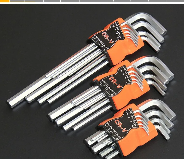 9PCS-L-Type-Double-End-Screwdriver-Hex-Wrench-Set-Allen-Key-Hexagon ...