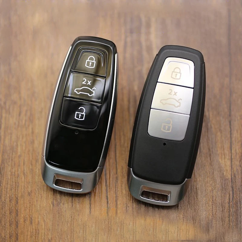 Modified Replacement Key Shell 3 Buttons For Audi A6L A7 A8 Q7 Q8 2017 ...