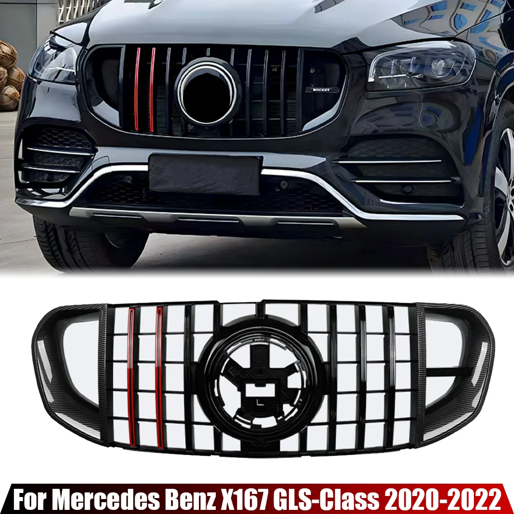 Front-Bumper-Grille-Hood-Grill-For-Mercedes-Benz-X167-GLS-Class-2020 ...