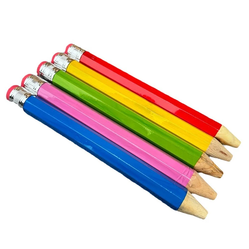 1PC 35x3cm Wooden Giant Pencil Large Wood Pencil Huge Pencil Fun Gift ...
