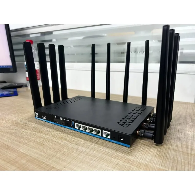 Dual SIM Card 5G Router 2*SIM Wifi6 3000Mbps Openwrt DDR4 1GB 4*LAN ...