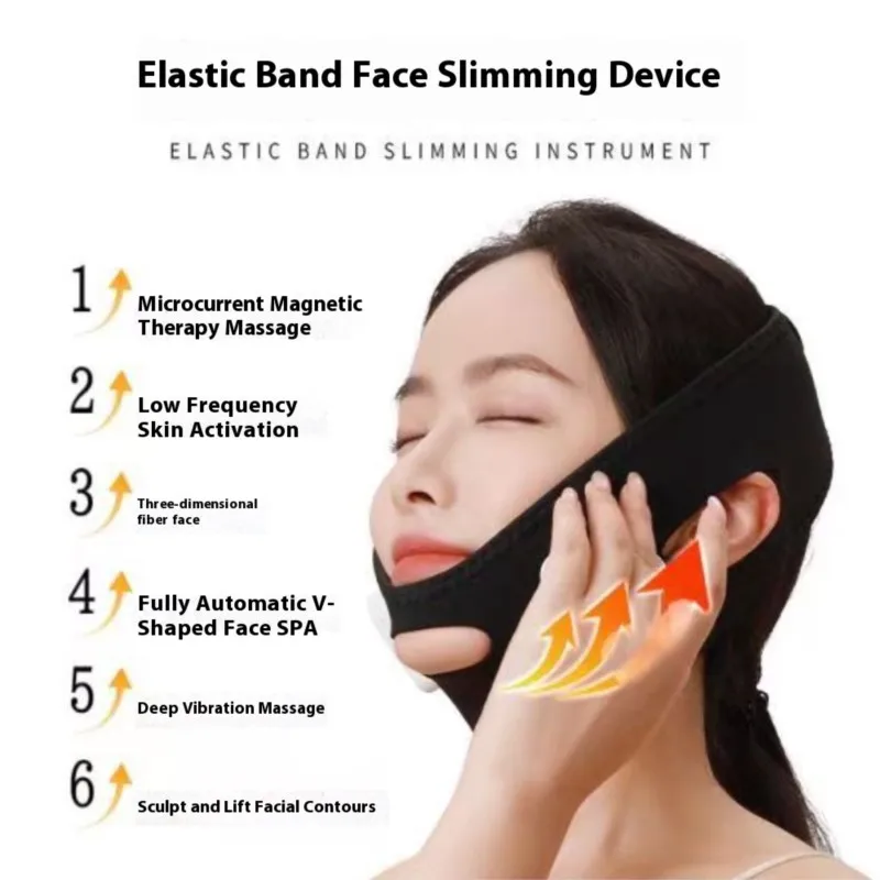 EMS V Shape Facial Massager - Face Lifting Device Anti-Aging Home Use ...