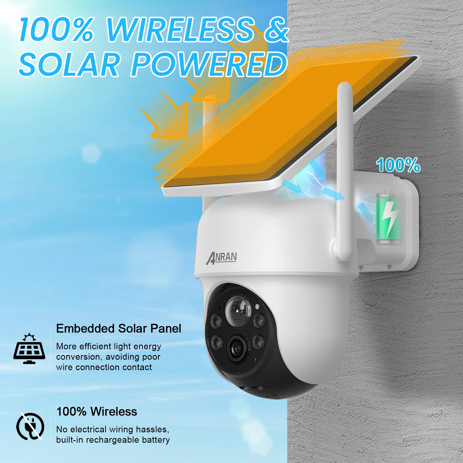 ANRAN-2K-4MP-Wifi-Solar-Camera-Surveillance-Cameras-For-Home-Security ...