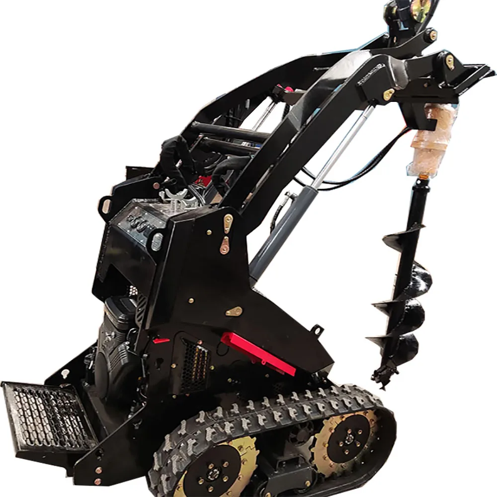 China-Facotry-High-Work-Efficiency-Mini-Skid-Steer-Loader-With-Bucket ...
