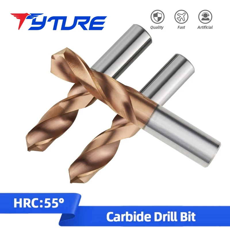 HRC55-Tungsten-Carbide-Bit-Titanium-Metal-Drill-1-0-20mm-Metal-Working ...