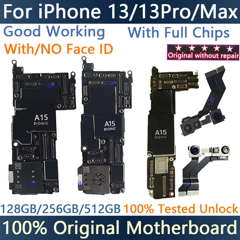 Placa base Original para iPhone 13 Pro max, placa base principal con ...