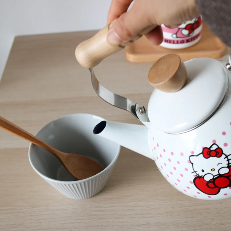 Kitty Miniature Enamel Teapots