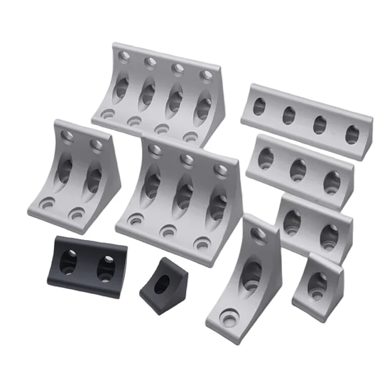 Aluminum Extrusion Corner Fitting Angle Code Vertical Straight Corner ...