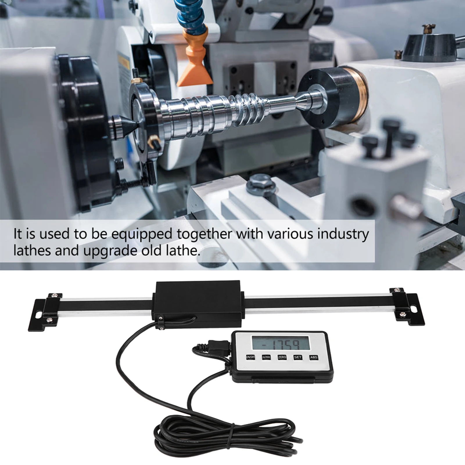 0-300mm-Accurate-Digital-Linear-Scale-LCD-Readout-Kit-for-Milling ...