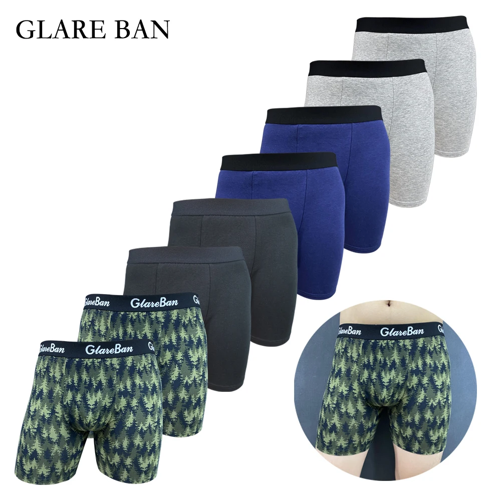 Boxers-mi-longs-en-coton-pour-hommes-sous-v-tements-masculins-cale-ons ...