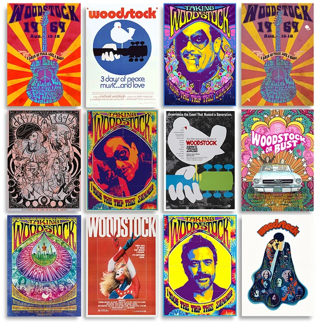 Vintage Woodstock Posters