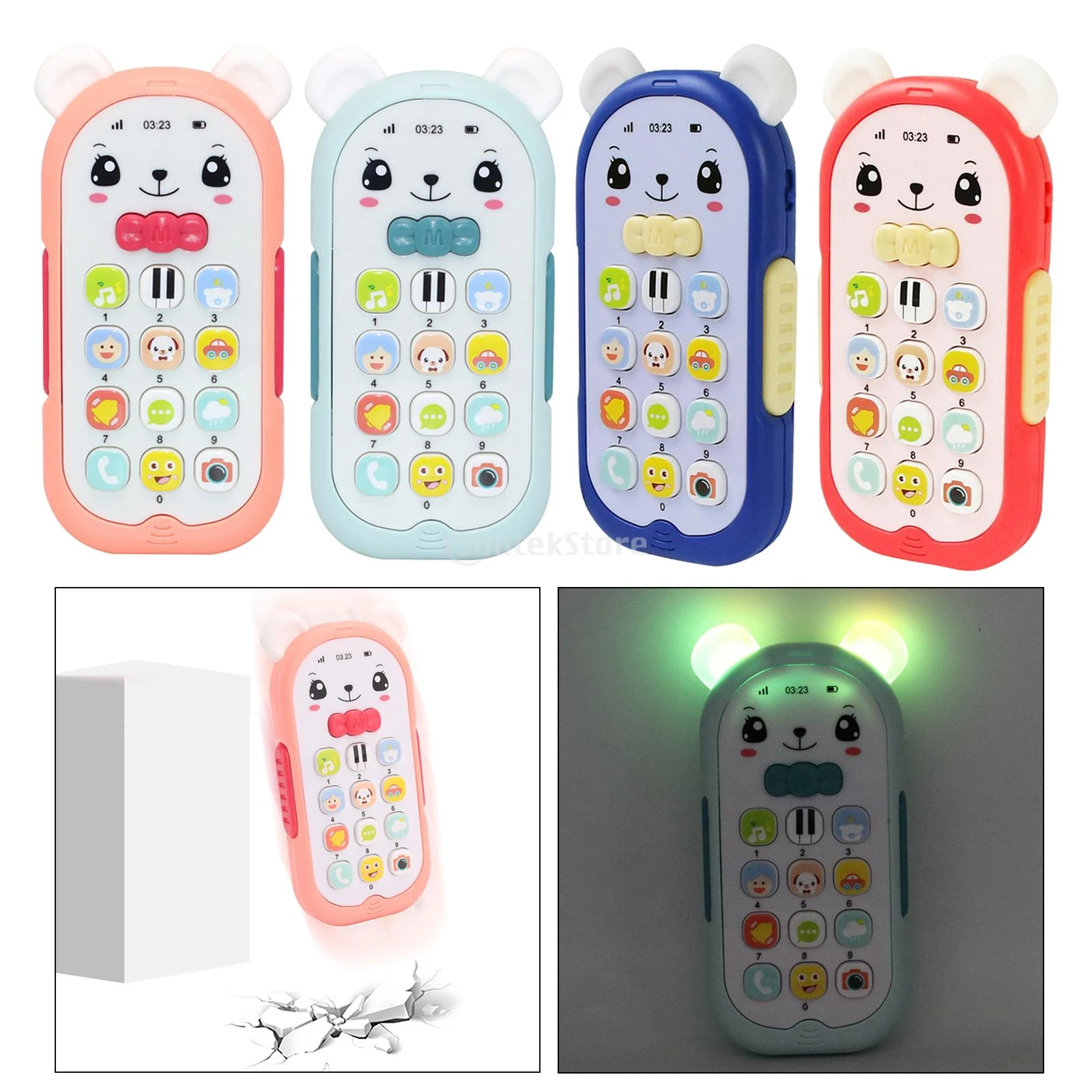 Baby Phone Toy Mobile Telephone Early Educational Learning Machine Kids ...