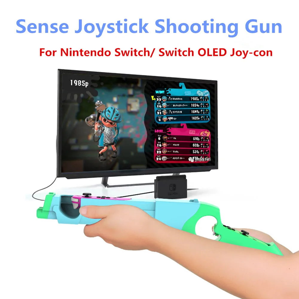 For-Nintendo-Switch-OLED-Handgrip-Sense-Joystick-Shooting-Gun ...