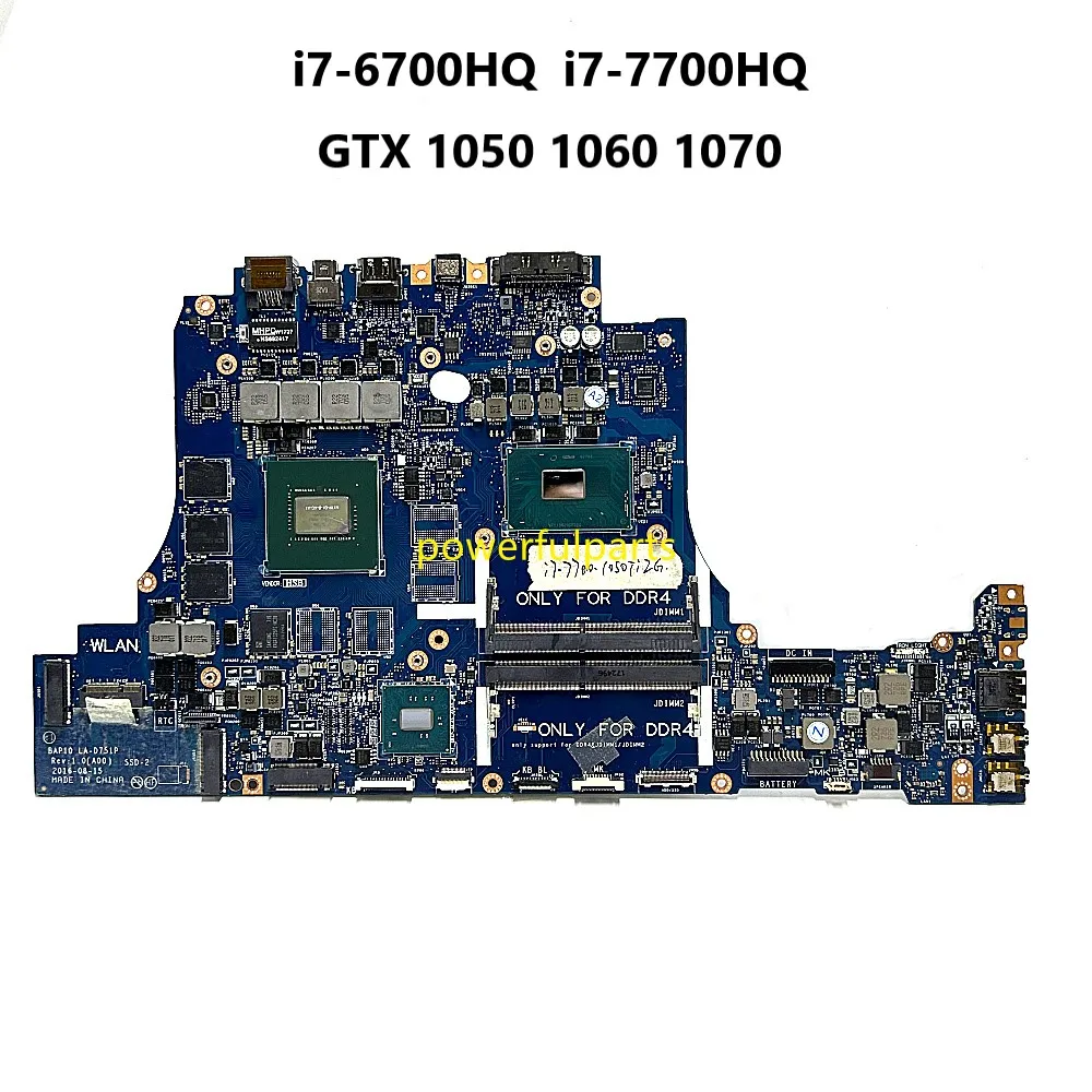 For-Dell-Alienware-15-R3-17-R4-Motherboard-BAP10-LA-D751P-i7-6700-i7 ...