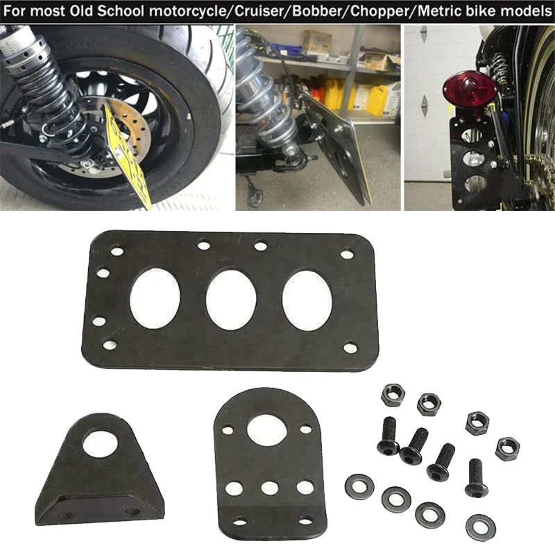 Universal-7-8-22mm-Motorcycle-License-Plate-Holder-Metal-License ...