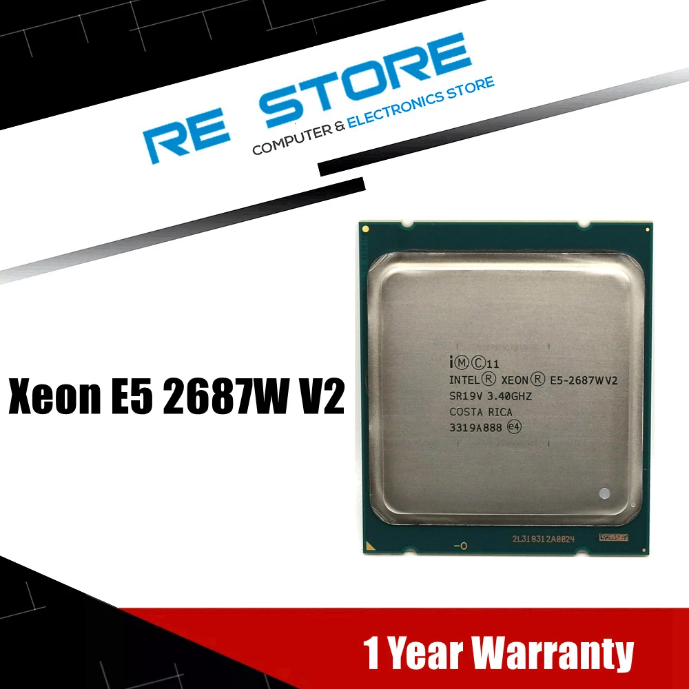 Intel Xeon E5 2687Wv2 SR19V 8 Core 25MB LGA 2011 CPU de 3.40GHz ...