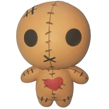 Plush Voodoo Toy Haunted 12X8X8CM Dolls Stress Creepy Pu Squeeze Horror ...