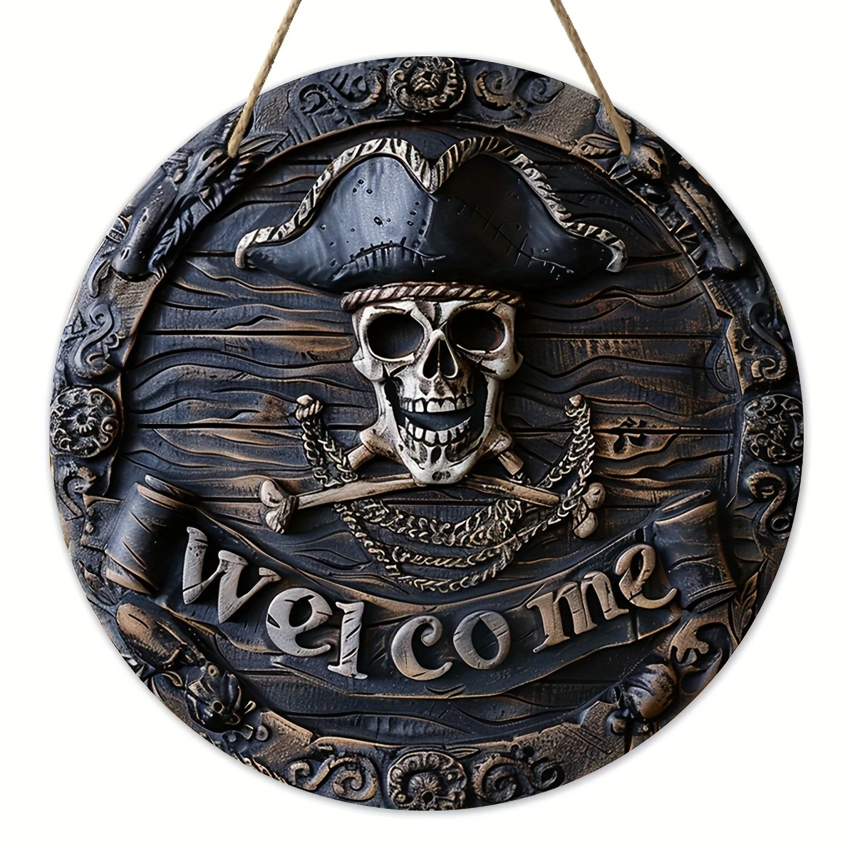 Pirate Welcome Sign: The Perfect Art Deco Statement for Your Coastal ...