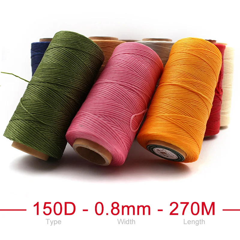 Waxed Thread Sewing Leather | Waxed Polyester Thread Leather | Wax ...