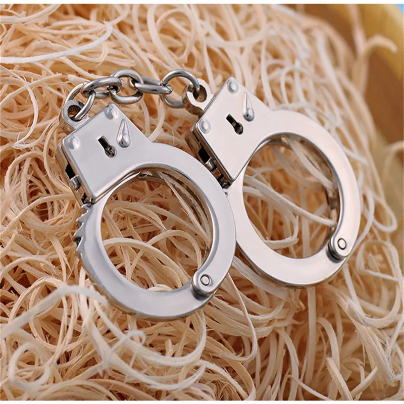 Fashionable-Creative-Personalized-Mini-Simulation-Handcuffs-Keychains ...
