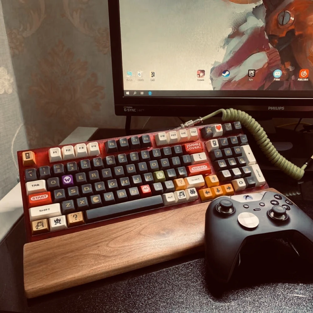 ECHOME-Video-Game-Theme-Keycap-Set-PBT-Custom-Retro-Cute-Keyboard-Cap ...