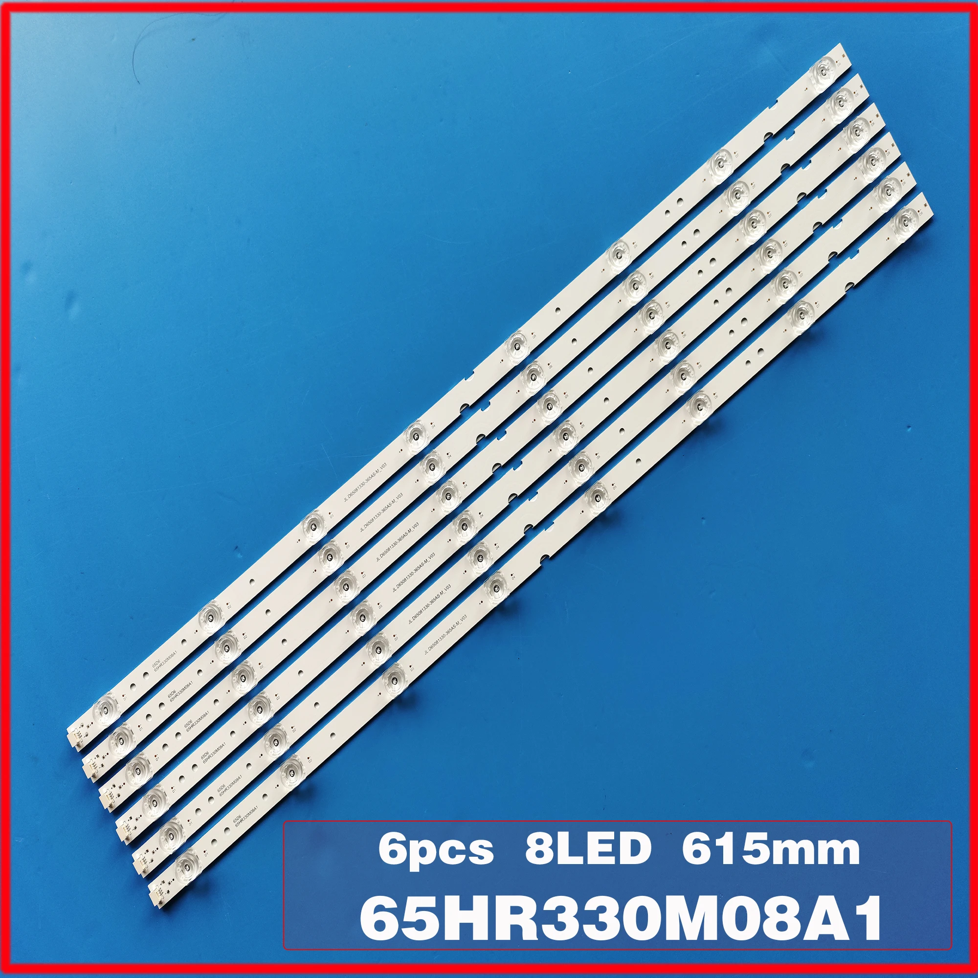 도시바 TV용 LED 라이트 바, 8 개 조명, 65HR330M08A1, 4C LB6508 HR01J, D65A620U ...