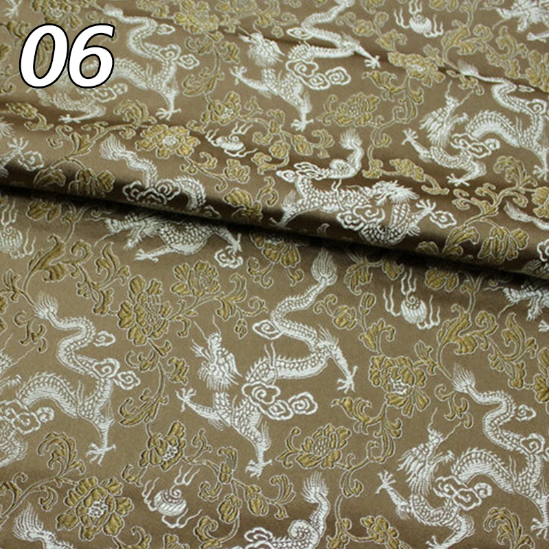 Satin-Silk-Fabric-Brocade-Jacquard-Dragon-Pattern-Fabrics-For-Sewing ...