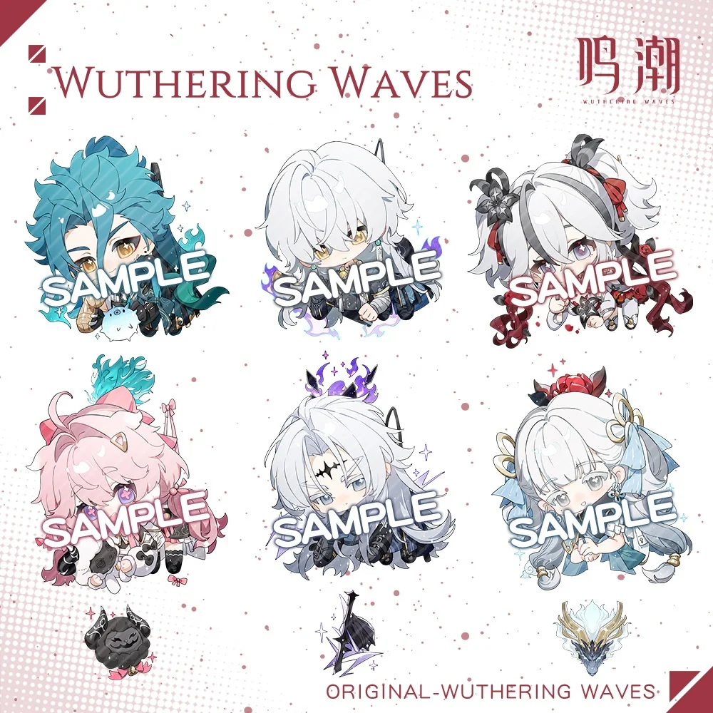 New-Wuthering-Waves-Keychain-Jinhsi-Camellya-Scar-Geshulin-Cute-Cartoon ...