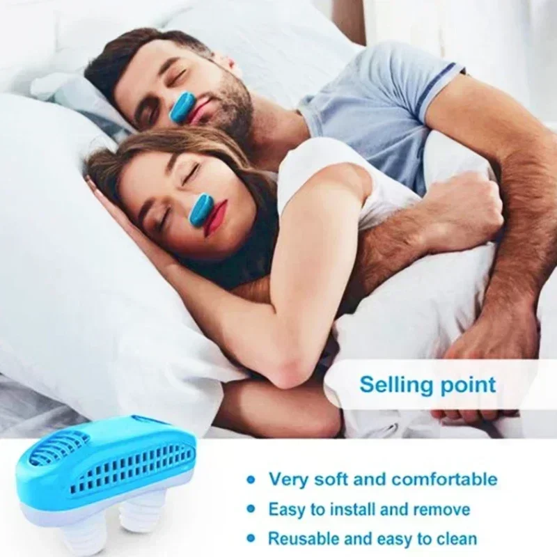 Silicone-Anti-Snoring-Nasal-Dilators-Anti-Snore-Nose-Clip-Sleep-Tray ...