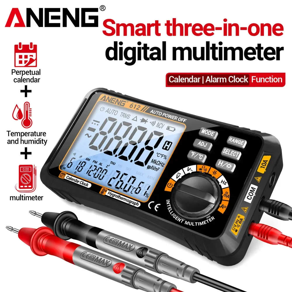 ANENG-612-Smart-Digital-Multimeters-AC-DC-Current-Voltage-Capacitance ...