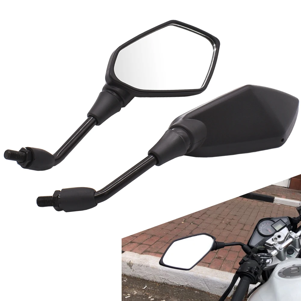 2Pcs Rearview Mirror Motorcycle Accessories Side Mirror Carbon Fiber ...