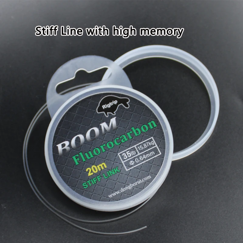 20m-Carp-Fishing-Hooklink-Boom-Fluorocarbon-Stiff-Link-Carp-Line-Method ...