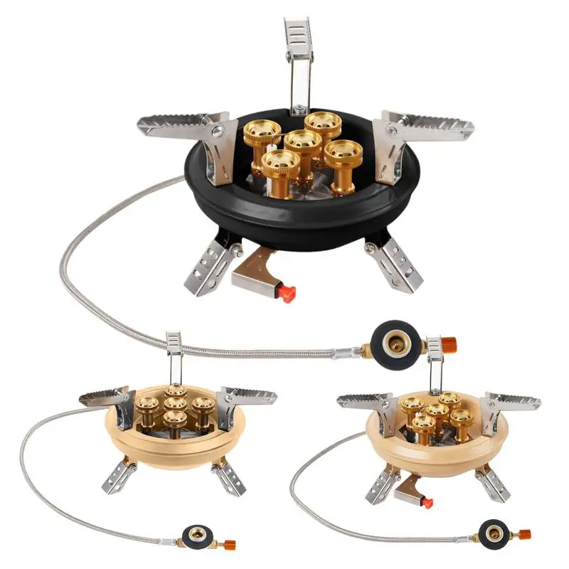 BRS Camping Gas Burner 16000W Mini Camp Stove Portable 5-Core Strong ...