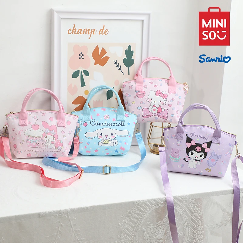 MINISO-Hello-kitty-Shoulder-Bag-Woman-Cartoon-Cute-Printing-PU ...
