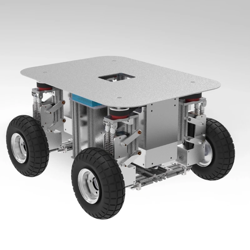 4-Wheel independent steering robot, steering wheel chassis 4wd ROS ...